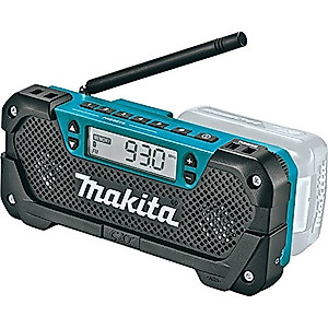 Makita RM02 12V max CXT® Lithium-Ion Cordless Compact Job Site Radio, Tool Only