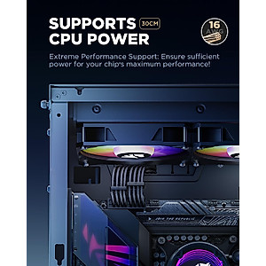 ASIAHORSE 16AWG PSU Cable Extension Power Cords, Customized Power Supply Mod Sleeve Extension Cable, ATX/EPS/8-pin PCI-E/6-pin PCI-E for PSU Cable