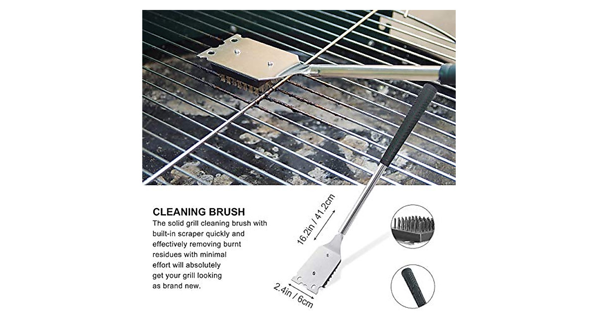 Grilljoy 8pcs BBQ Tools Set - Premium Grilling Gear