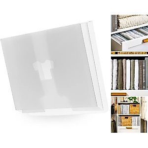 RosieRogers&Co - Drawer Organizer - Closet Organization - Clothing Divider - Reusable - Home and Travel Ready - Grab and Go - Pre-Folded - Kid-Friendly - Storage Protection - 10 Pack (RRPFO-C)