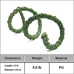 Hermit Crab Climbing Toys, Jungle Vines for Reptiles, Small Animal Terrarium Decor, Bendable, Artificial, for Hermit Crab, Frog, Reptile