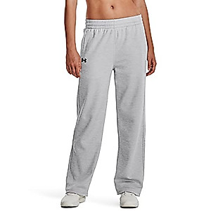 Under Armour Womens ArmourFleece Tapered Leg Pant , (014) Halo Gray Light Heather / / Black , Medium