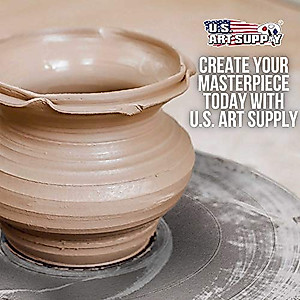 US Art Supply Large 12" Diameter Sculpting Wheel- Heavy Duty All Metal Construction & Turntable with Ball Bearings