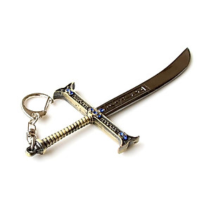 Anime One Piece Necklace Dracule Mihawk Cross Sword Kogatana Zinc Alloy Choker Kolye Men Women Gift Necklaces Pendants Jewelry (Bronze)