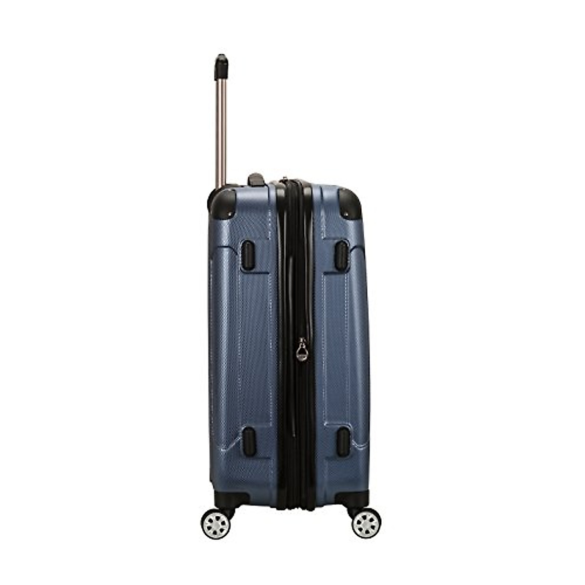 Rockland Hardside Expandable Luggage with Spinner Wheels, Blue, 28-24-20-Inch