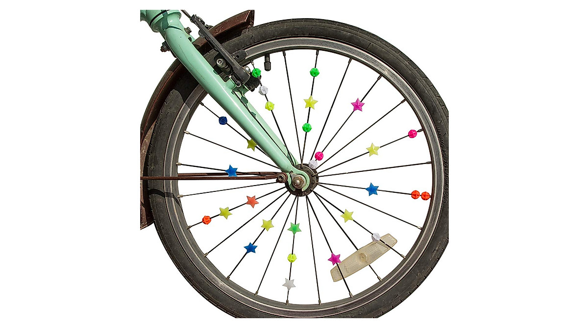 YuCool Colorful Bike Spokes - 180Pcs Bicycle Wheel Decoration Kit