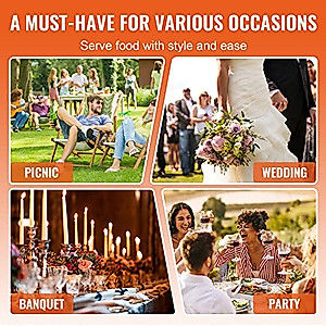 Mophorn Chafing Dish Buffet Set, 8 Qt 2 Pack, Stainless Chafer w/ 2 Full & 4 Half Size Pans, Rectangle Catering Warmer Server w/Lid Water Pan Folding Stand Fuel Tray Holder Clip