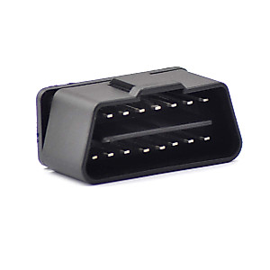 OLLGEN 16 Pin OBD 2 OBDII Male Connector OBD2 16 pin Adaptor J1962 Connector OBDII Plug with Screws Car Diagnostic Cable Connector (OBD Male Plug)