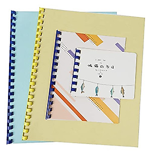 Rayson CR-12-100-M Plastic Binding Combs 1/2in. 21-Ring, 90-Sheet Capacity, Colorful Comb Binding Spines, Max. Binding A4 Size Paper (8.3"×11.7"), Box of 100