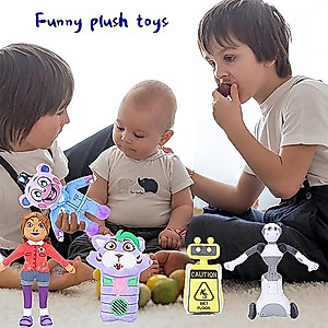Yunnfumeiki 2023 New FNAF Security Breach Ruin Plush Toy, FNAF Plush Toys, Plush Doll Toys Kids Fan Favorite Gift Adult Birthday Gift (7pcs)