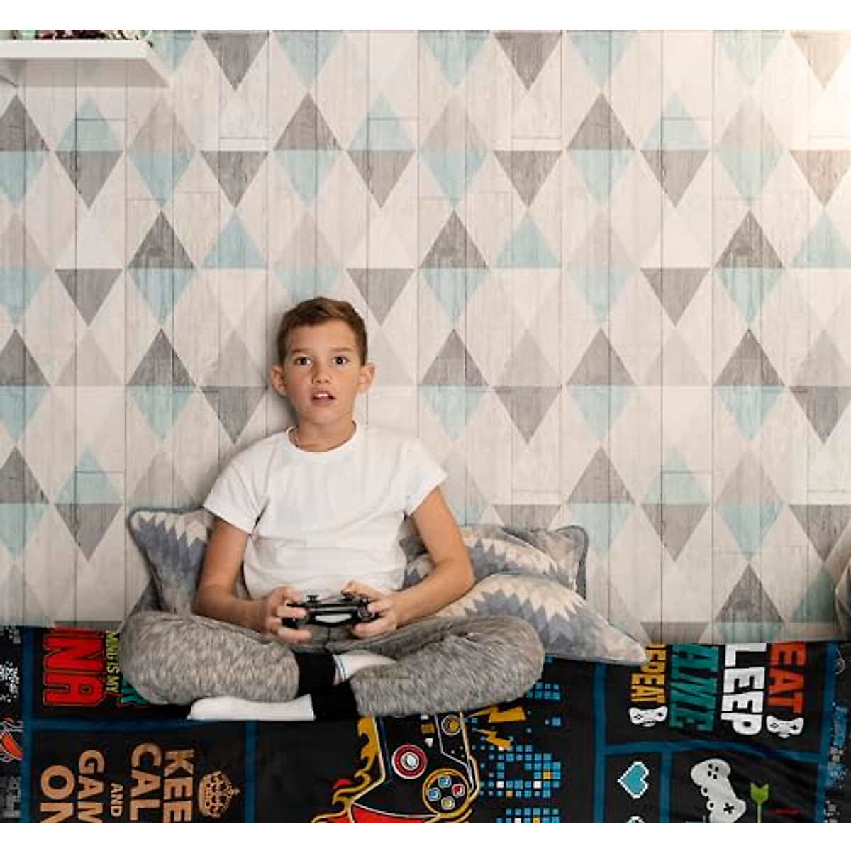 Punofell Gifts for Teenage Boys/Girls - Teen Boy Gifts - Game Room Decor for Adults - Gaming Decor for Boys Room - Best Gaming Gifts - Gamer Gifts - Video Game Gifts - Gamer Blanket 50" x 40"