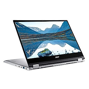 Acer 2022 Convertible 2-in-1 Chromebook-14inch Frameless FHD IPS Touchscreen, Ryzen 3 Up to 3.35GHz, 4GB Ram, 64GB SSD, Backlit Keyboard, 6th Gen WiFi, Metal Chassis, Chrome OS(Renewed) (Dale Silver)