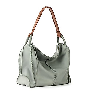 The Sak Los Feliz Hobo in Leather, Lined, Roomy Shoulder Purse, Meadow