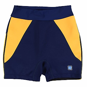 Splash About Toddler Jammers Swim Diaper Shorts, Navy/Yellow, 3-4 Years