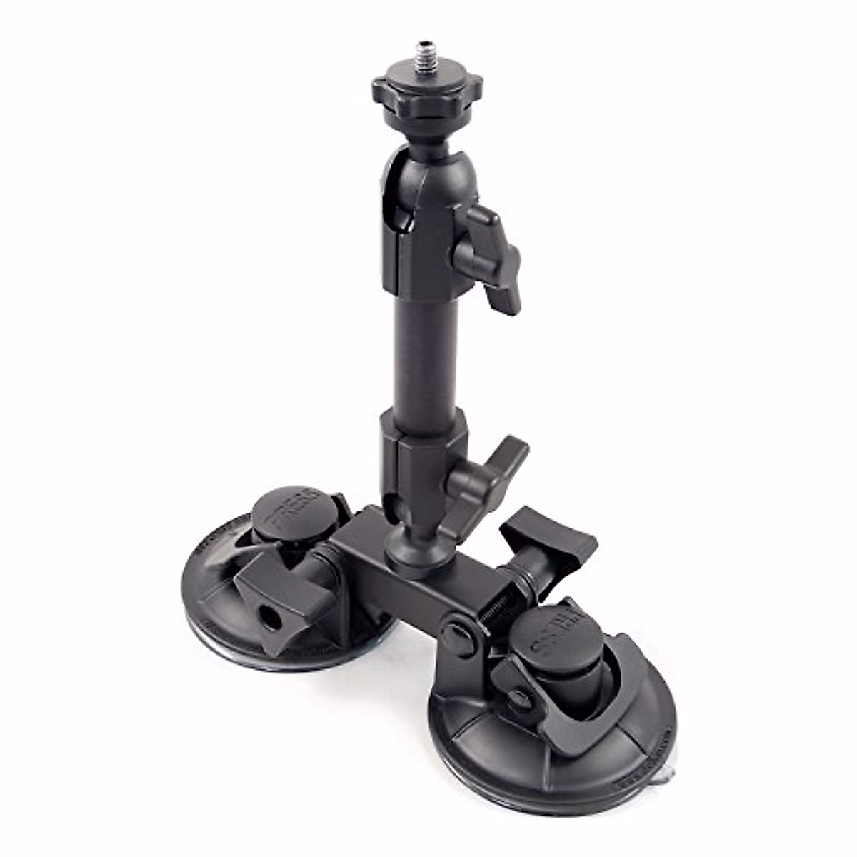Delkin Devices Fat Gecko Dual Suction Camera Mount (DDMOUNT-SUCTION), black