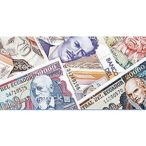 EC 1988 ECUADOR FLAWLESS 1988-99 COMPLETE DENOMINATION SET! 11 DIFF SCARCE BANKNOTES!! Gem Crisp Uncirculated