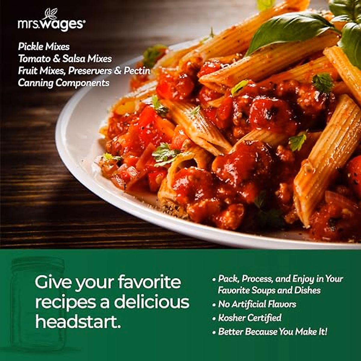 Mrs. Wages Medium Spicy Salsa Seasoning Mix, 4 Oz (Pack of 6)