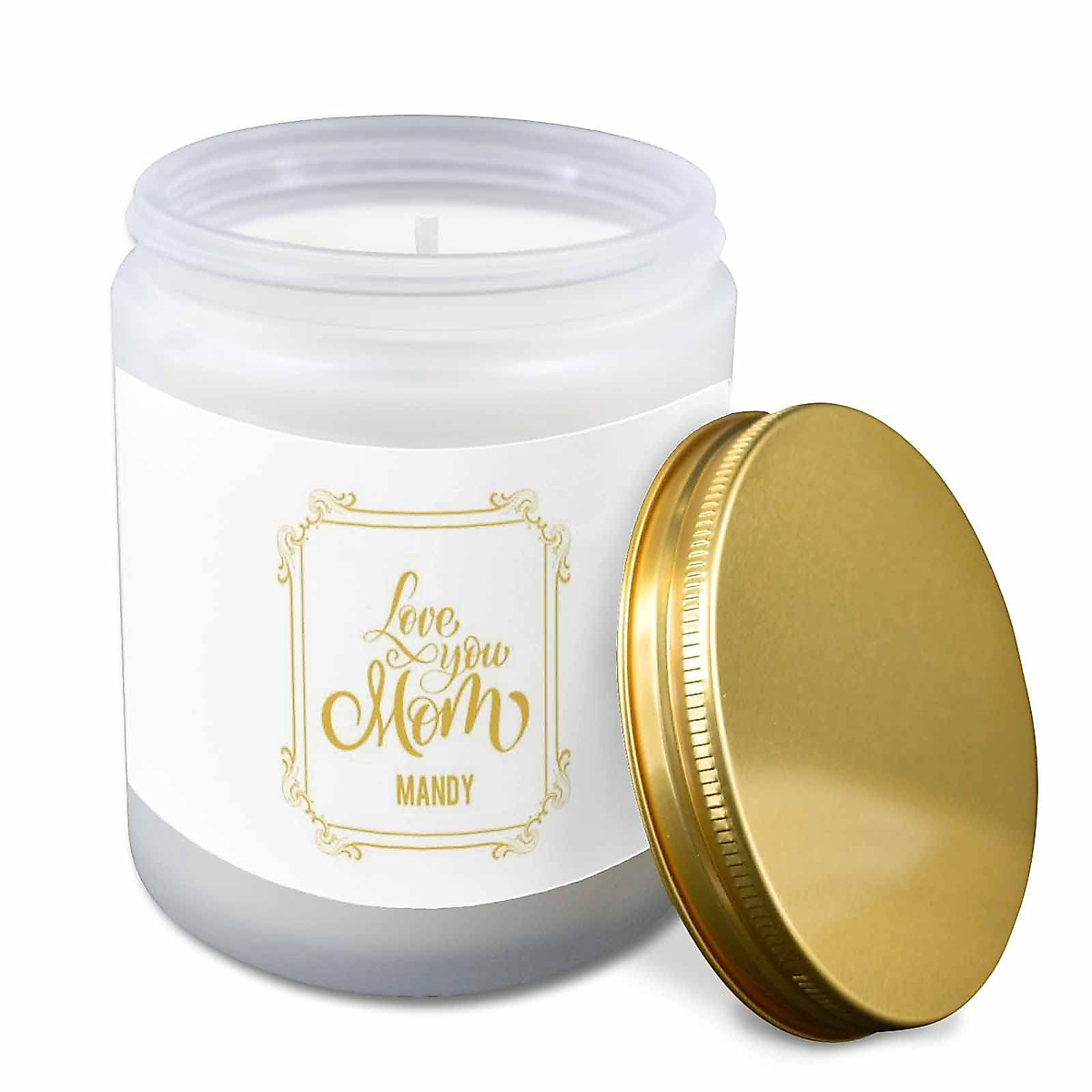 Custom Scented Candles, Beautiful Candles in Glass Jars, 7oz Soy Candle Burn for 50 Hours, Candles Gifts for Women, Bedroom Decor Candles for Home Made in The USA