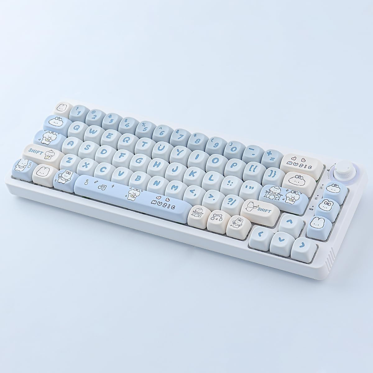 JOMKIZ 139 Keys PBT Keycaps,MOA Profile Keycaps Dye Sublimation Customized ANSI Layout Keycaps Set for Cherry MX Magnetic Switches Mechanical Keyboards