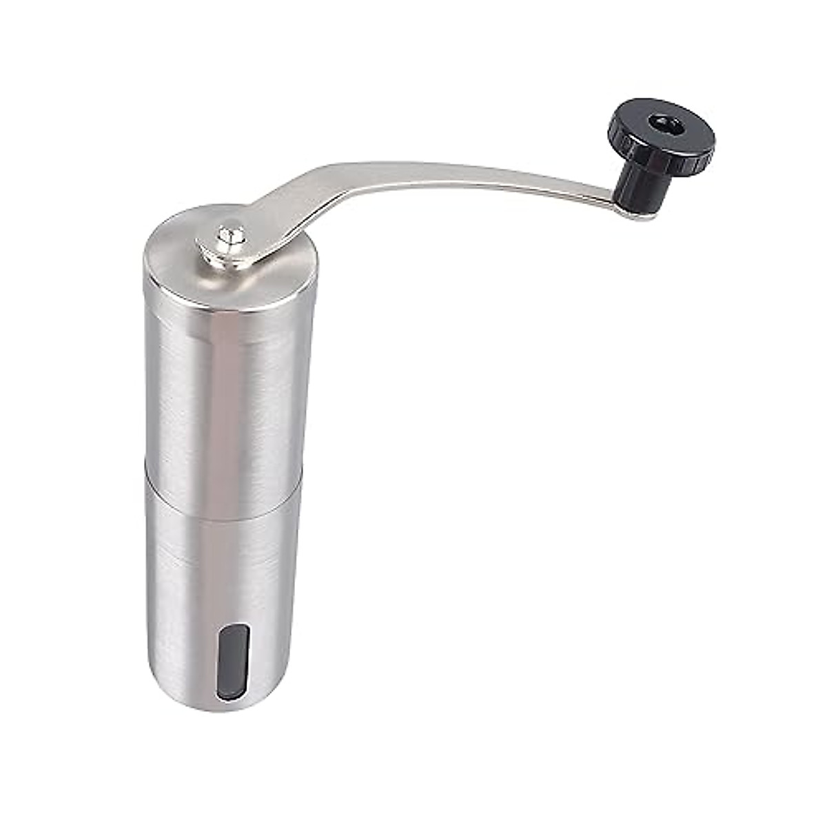 Manual Coffee Bean Grinder Visual Window Accuracy Grinding Easy To Hand Coffee Grinder Stainless Steel Portable for Camping