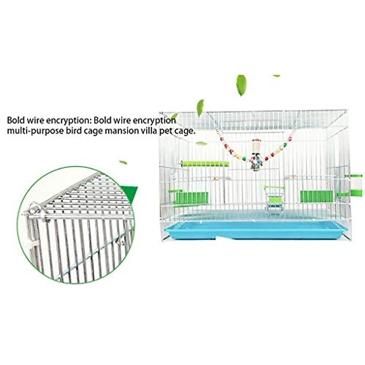 Tyoo Bird Cage Pet Supplies Suitable for Small Birds Used As a Nest for Homing Pigeons Suitable for Most Bird Cages Assembled and Cleaned