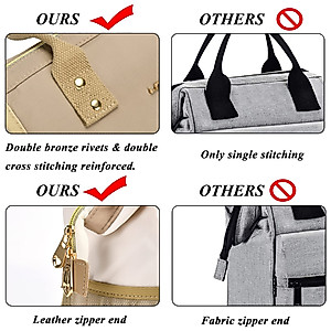 UTOTEBAG Initial Lunch Bag Women, Preppy Teen Girls Lunch Box Adult Cooler Lunchbox Container for Work Picnic, Personalized Mother's Day Gifts for Mom Girlfriend Daughter Grand daughter, Letter K