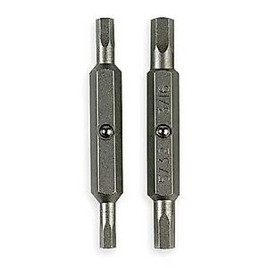 2 Piece Screwdriver Bit Set, 1/4"