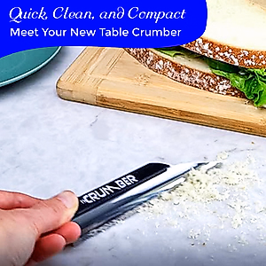 THECRUMBER The Crumber | Crumb Catcher | Crumber Tool | Restaurant Grade Quality | Stainless Steel Crumber Blade | Crumbers for Servers, Waiters, and Waitresses | Crumb Catcher