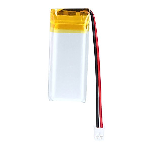 AKZYTUE 3.7V 600mAh 801845 Lipo Battery Rechargeable Lithium Polymer ion Battery Pack with JST Connector