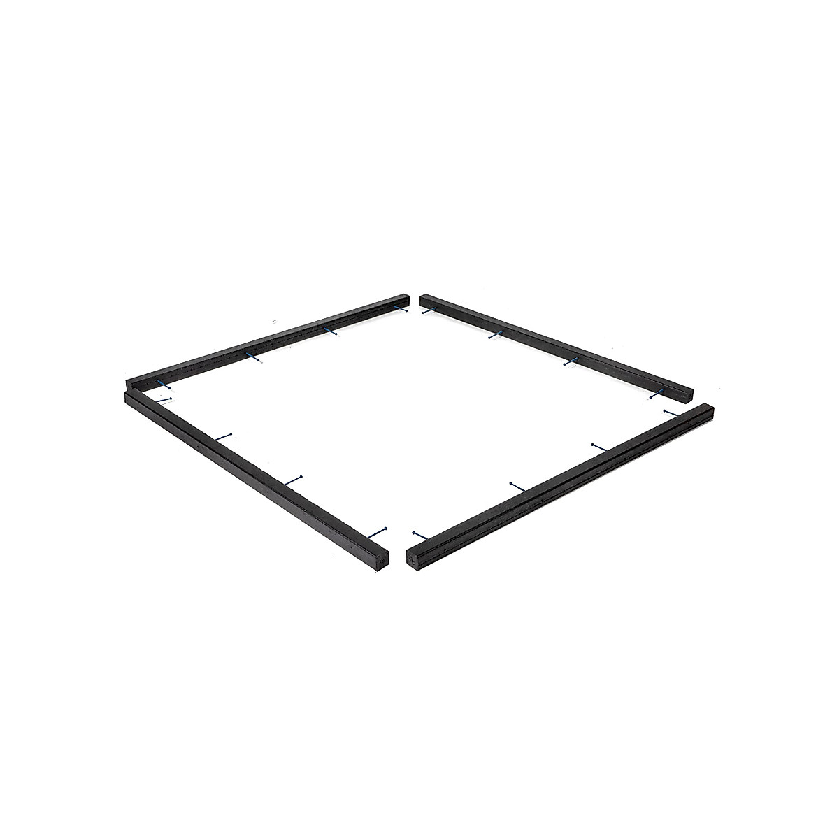 Structural Plastics Corporation 4 Ft Tree Grate Frame Square Black