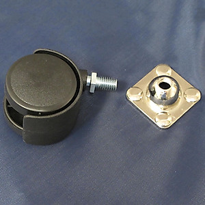 Household Essentials 2030 Pop-Up Laundry Hamper on Wheels with Drawstring Closure | Shoulder Strap to Carry Clothing | Blue