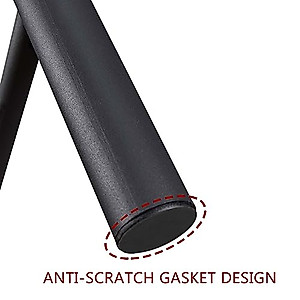 TMEOSK Queen Size Metal Canopy Platform Bed Frame with European Headboard & Footboard, Sturdy Steel Under-Bed Storage Space, No Box Spring Needed for Boys Girls Teens Adults, Four-Poster Canopied Bed