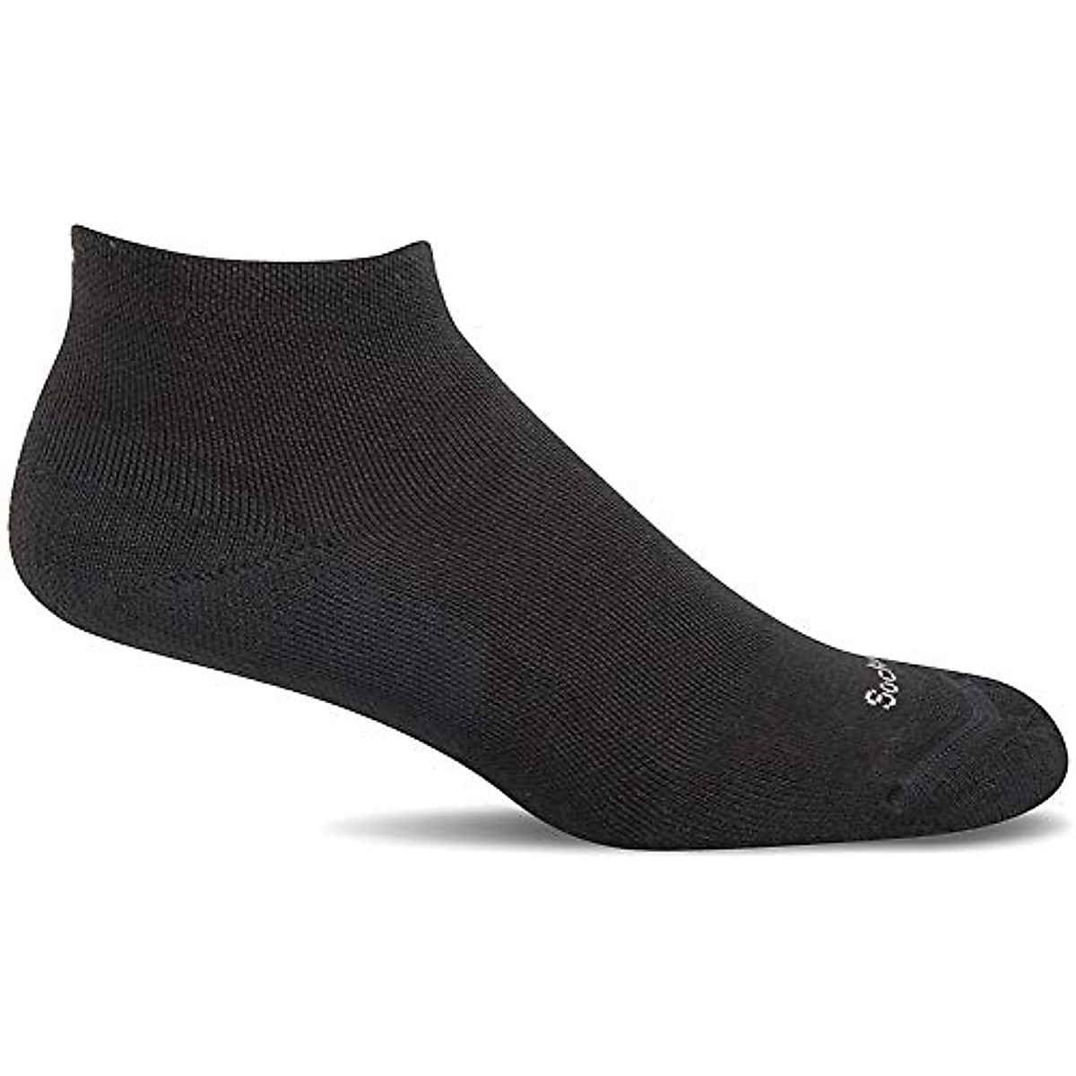 Sockwell Women's Sport Ease Bunion Relief Sock, Black Solid - S/M