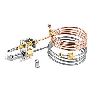 SURIEEN Natural Gas and LP Pilot Burner Assembly, Replacement for Model HPC-102-36 (102 Pilot Burner Assembly NG with LP), Compatible with Rebertshaw 36" Leads for Natural Gas and LP (102)
