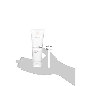 La Roche-Posay Pigmentclar Brightening Face Cleanser, Exfoliating Face Wash with LHAs, Dark Spot Remover and Skin Tone Brightening, Fragrance Free Foaming Cream Cleanser