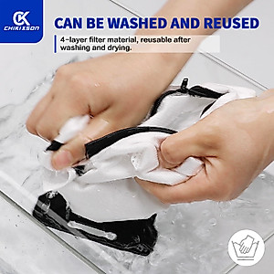 CHIKIXSON Reusable Vacuum Bags for All iRobot Roomba I & S & J Series Clean Base, 3 Pack, Zipper (New Version)