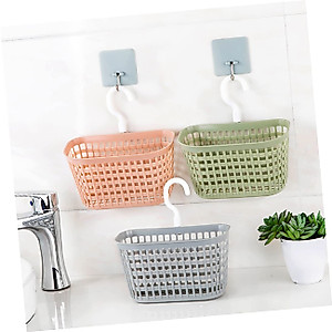 CIYODO Hanging Bathroom Basket Hanging Basket Toiletry Bag Bin Shower Organizer Hanging Shower Tote Hanging Shower Corner Shower Soap Holder Storage Basket Nordic