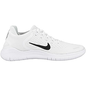 Nike Womens WMNS Free RN 2018 942837 100 - Size 8W White/Black