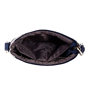 Signare Tapestry Crossbody Bag Shoulder Purse for Women In Hokusai Great Wave off Kanagawa Design (XB02-ART-JP-WAVE)