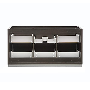 Fresca Valencia 60" Glossy White Free Standing Single Sink Modern Bathroom Cabinet - Cabinet Only (Sink Not Included)