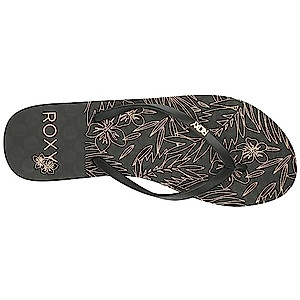 Roxy Women's Viva Stamp II Sandal, Open Yellow, 9