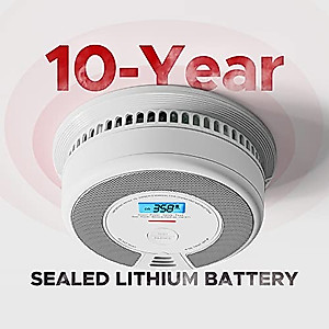 X-Sense Wireless Interconnected Combination Smoke and CO Alarms SC07-W (6-Pack) and Remote Control