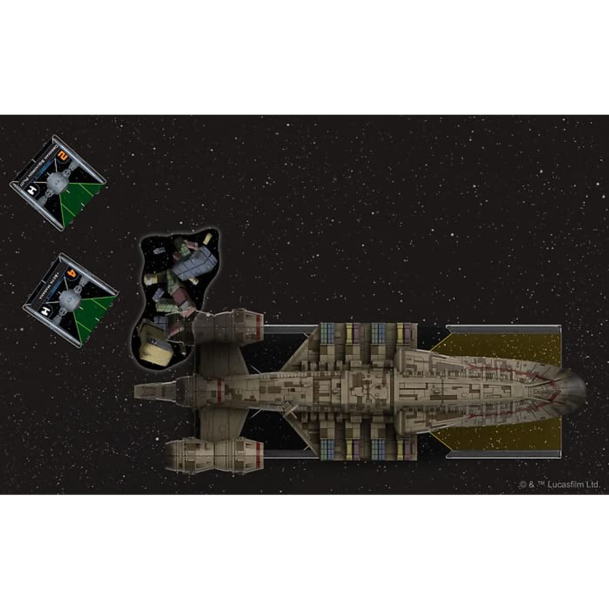 Star Wars X-Wing 2nd Edition Miniatures Game C-ROC Cruiser EXPANSION PACK | Strategy Game for Adults and Teens | Ages 14+ | 2 Players | Average Playtime 45 Minutes | Made by Atomic Mass Games