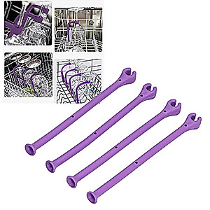 Aoer Wine Rack Glass Holder, Flexible Goblet Holder 4Pcs Wine Glass Dishwasher Protector Non‑Toxic for Home Bar Use