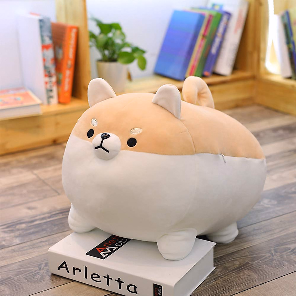 OUKEYI Stuffed Animal Shiba Inu Plush Dog Toy Anime Corgi Kawaii Plush Soft Pillow, Plushies Shiba Inu Plush Plush Toy Pillows Doll Dog,Plush Toy Gifts for Girl Boy (16 inch)