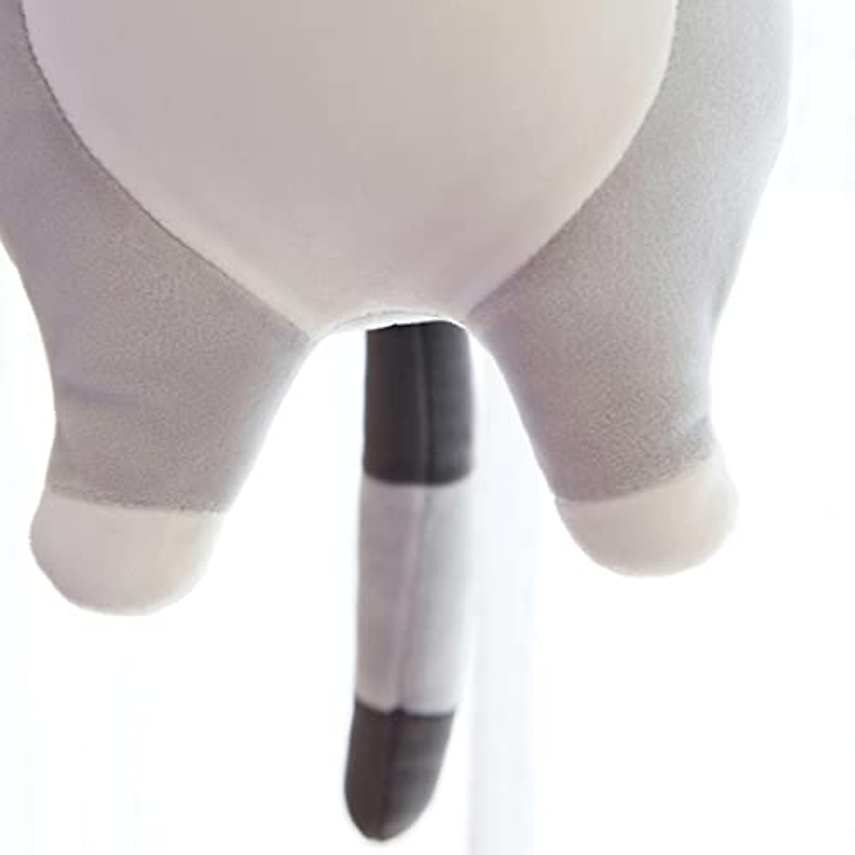 Rexinc Long Cat Plush Pillow Toy Sleeping Pillow Cute Cartoon Cat Stuffed Animals Soft Long Body Pillow Gift for Kids(19.68in,Gray)