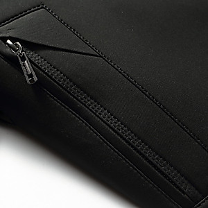 Maiyifu-GJ Men's Casual Double Breasted Trench Coat Casual Slim Windbreaker Jacket Winter Stylish Long Overcoat with Belt (Black,7X-Large)