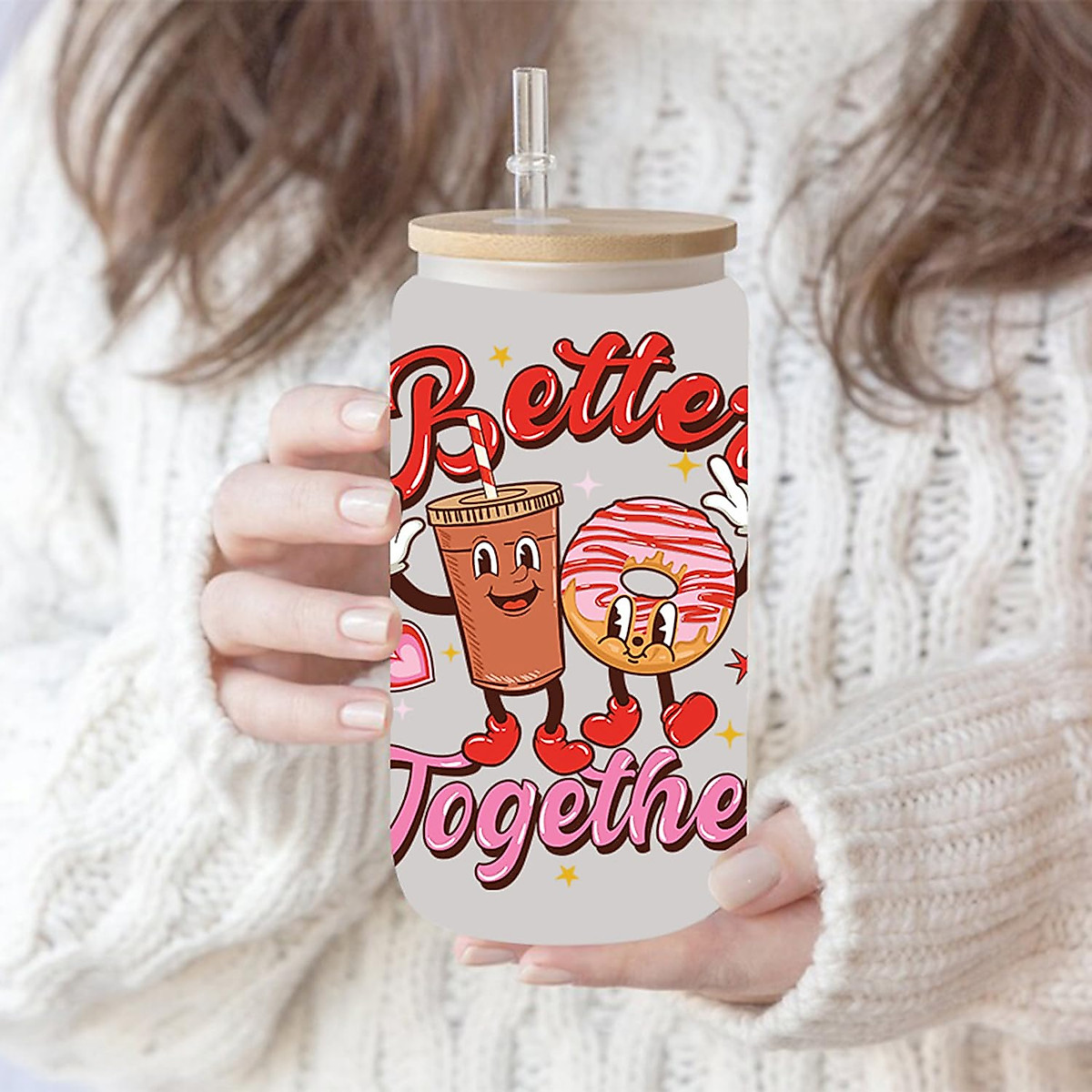 UV DTF Cup Wrap Transfer for Glass, 4 Sheet Rub on transfers for Crafts Christmas Iron-on Decals, Merry Christmas Rub on Transfer Stickers, Glass Cups Furniture DIY Crafts, Waterproof Ready to Press