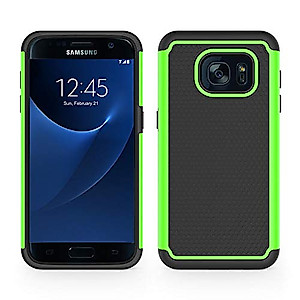 SYONER Galaxy S7 Case, [Shockproof] Defender Protective Phone Case Cover for Samsung Galaxy S7 (5.1", 2016) [Green]