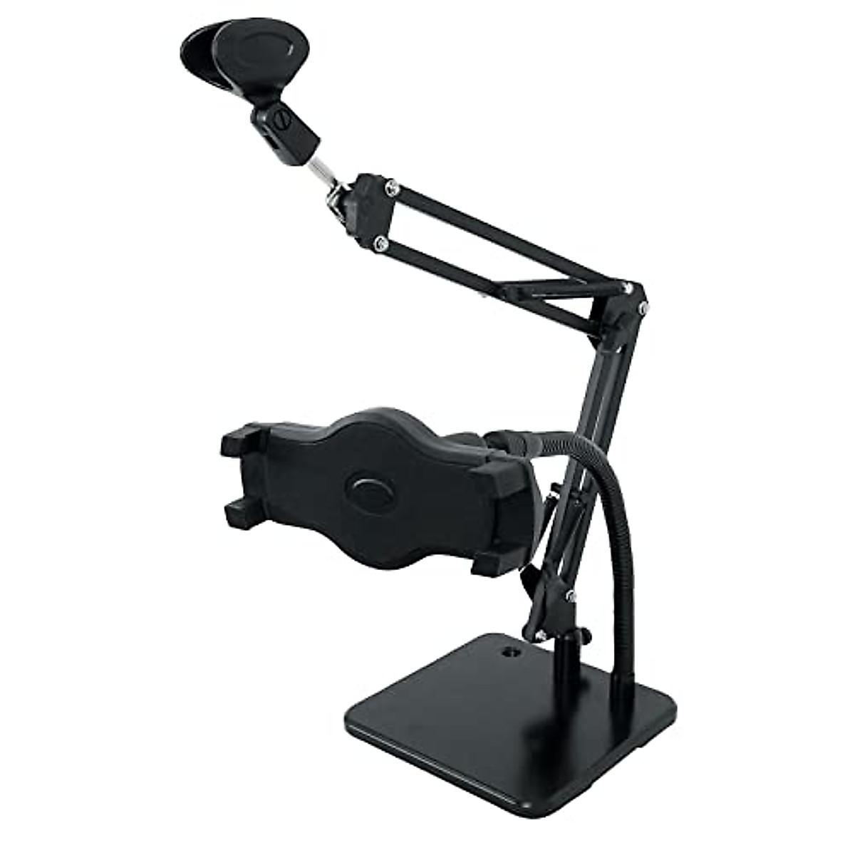 Rockville Solo-Cast Pro 24 bit 192Khz USB Computer Microphone PC Zoom Mic+Stand Bundle iSTAND 85 Dual Desktop Boom Arm Stand